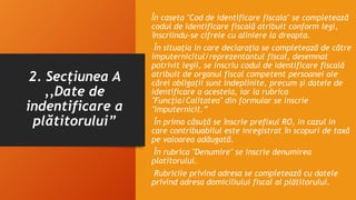 Declarație privind impozitul pe profit | PPTX