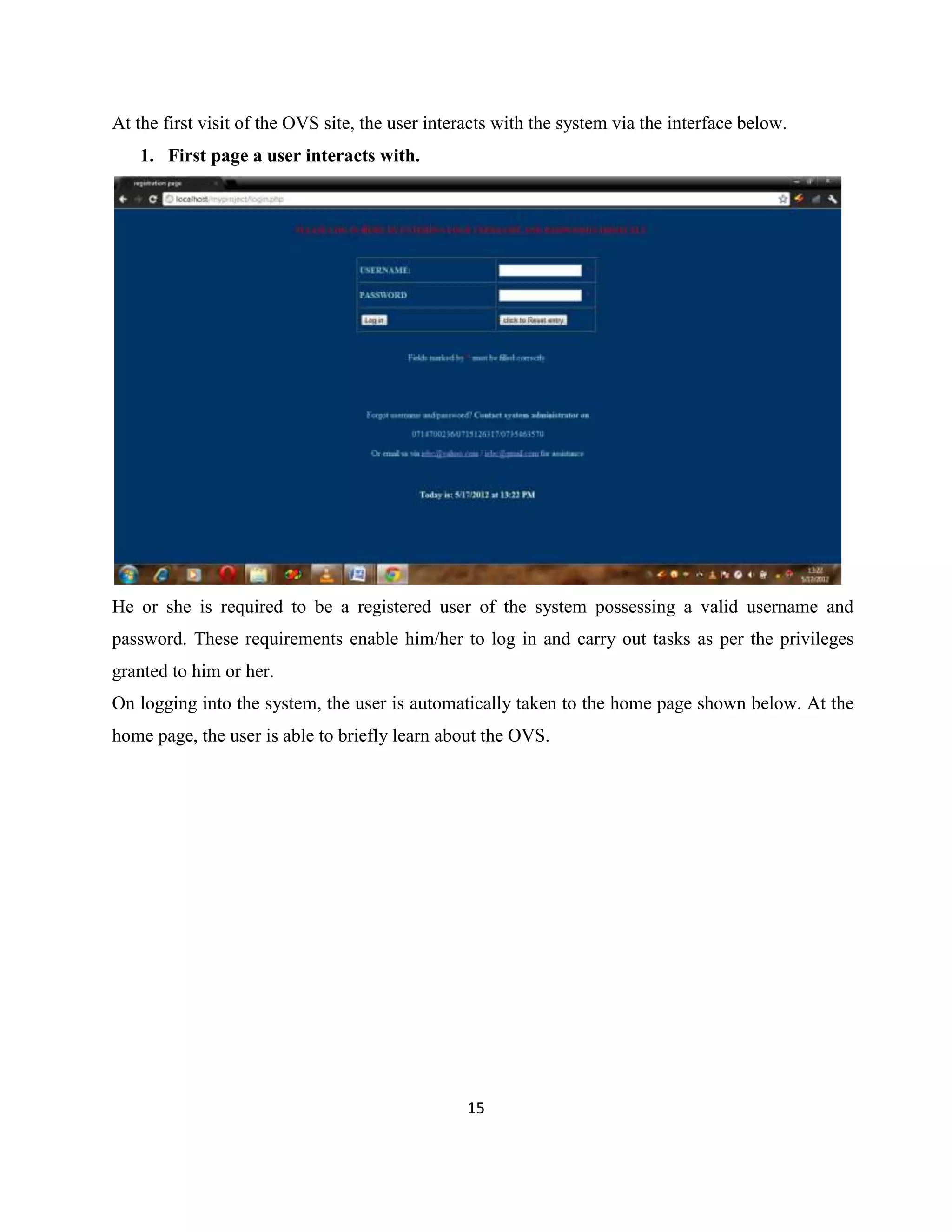 PROJECT REPORT_ONLINE VOTING SYSTEM | DOCX PROJECT REPORT_ONLINE VOTING SYSTEM | DOCX