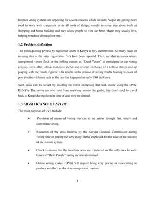 PROJECT REPORT_ONLINE VOTING SYSTEM | DOCX