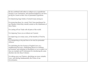 Declaration activity | DOCX