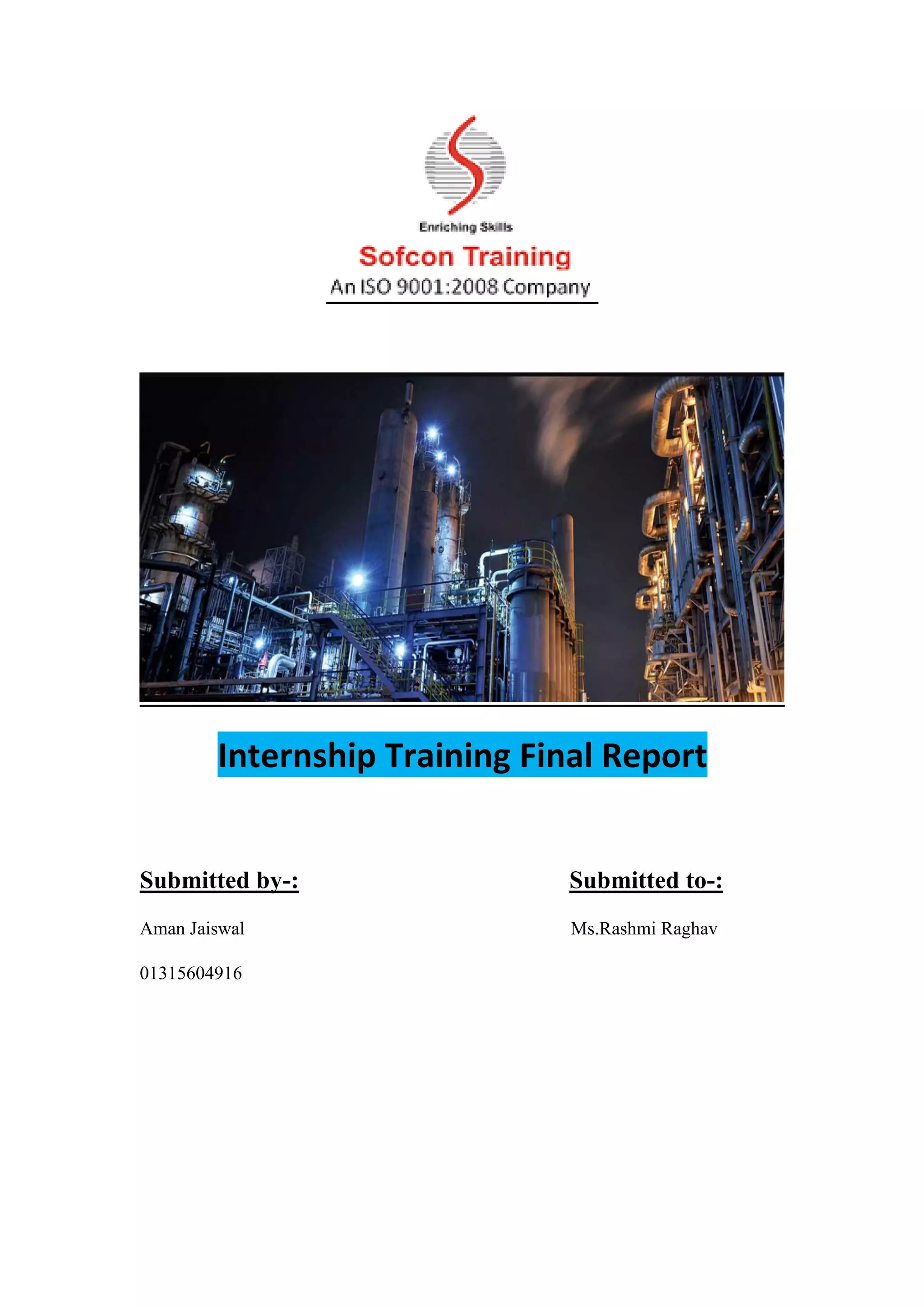 Industrial Training Report on PLC & SCADA | PDF