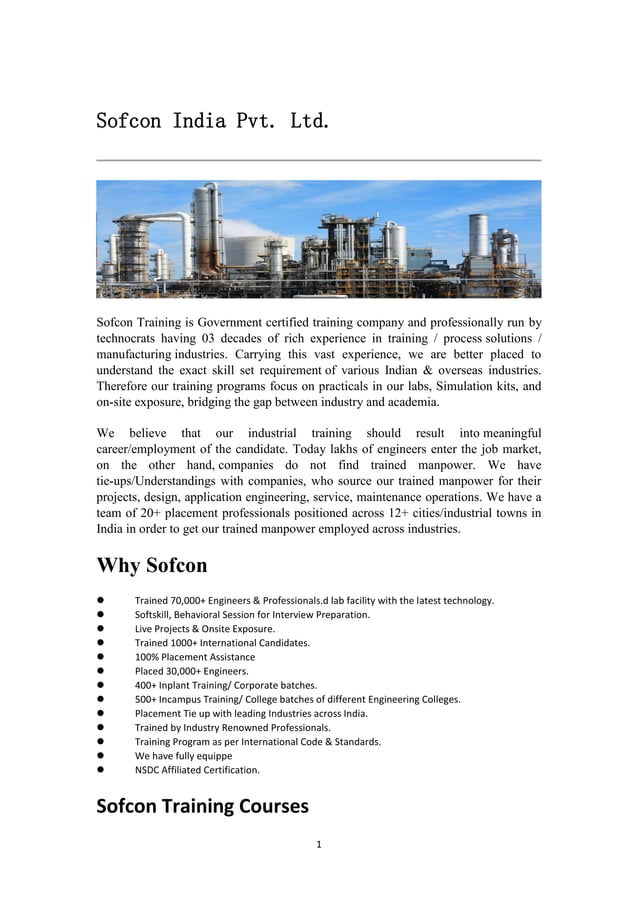 Industrial Training Report on PLC & SCADA | PDF | Undergraduate Education | College Education