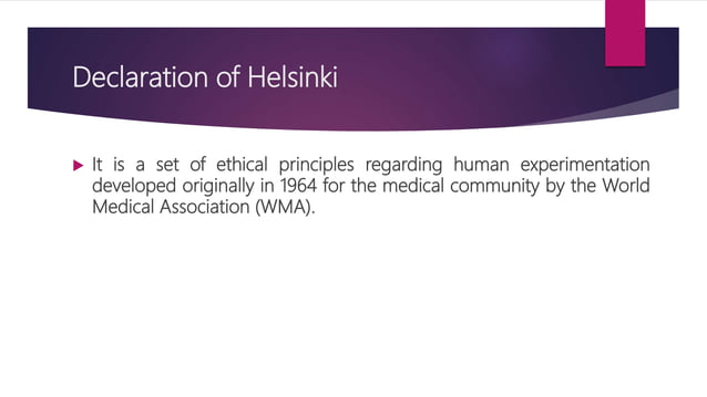Declaration of Geneva and International Code of Medical Ethics..pptx ...