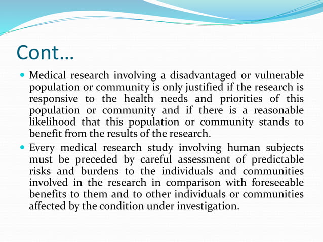 Declaration Of Helsinki Ppt