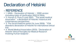 Declaration of Helsinki | PDF