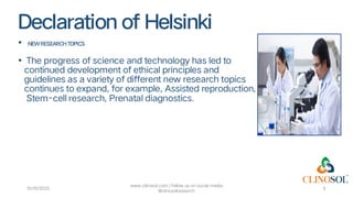 Declaration of Helsinki | PDF