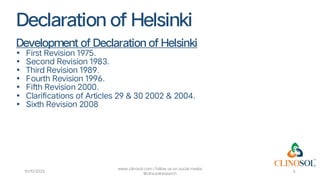 Declaration of Helsinki | PDF