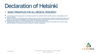 Declaration of Helsinki | PDF