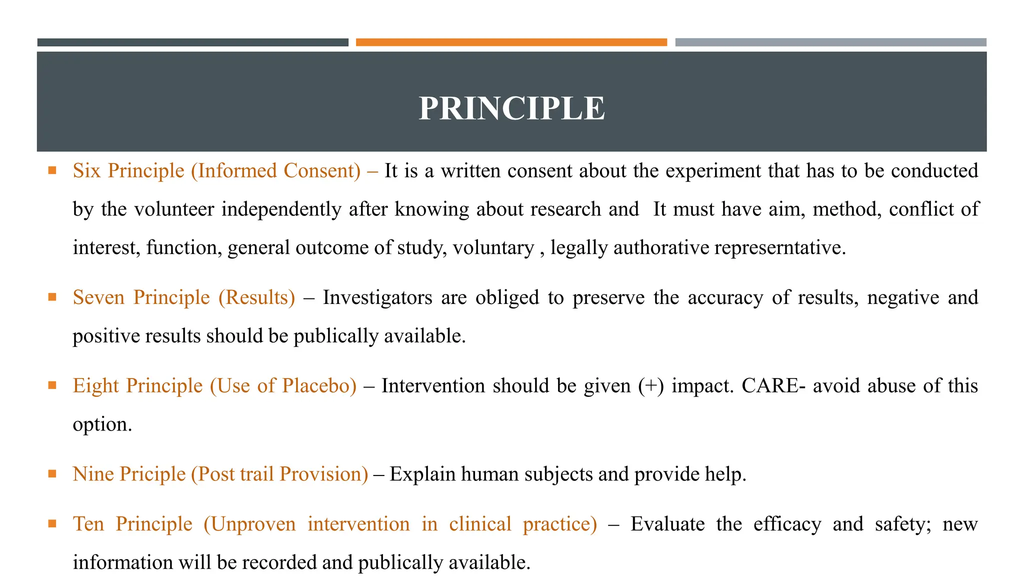 Research Methodology_UNIT_V_Declaration of Helsinki M. Pharm (IIIrd Sem ...