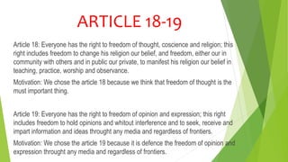 Declaration of human rights | PPT