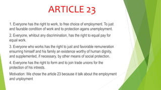 Declaration of human rights | PPT