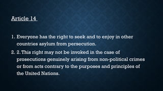 DECLARATION OF HUMAN RIGHTS............. | PPTX