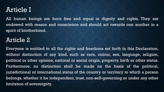 DECLARATION OF HUMAN RIGHTS............. | PPTX