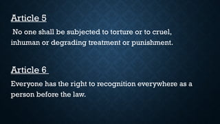 DECLARATION OF HUMAN RIGHTS............. | PPTX