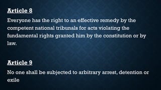 DECLARATION OF HUMAN RIGHTS............. | PPTX
