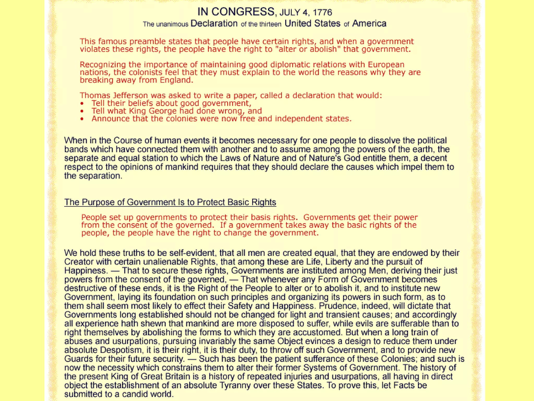 Declaration of Independence | PPT