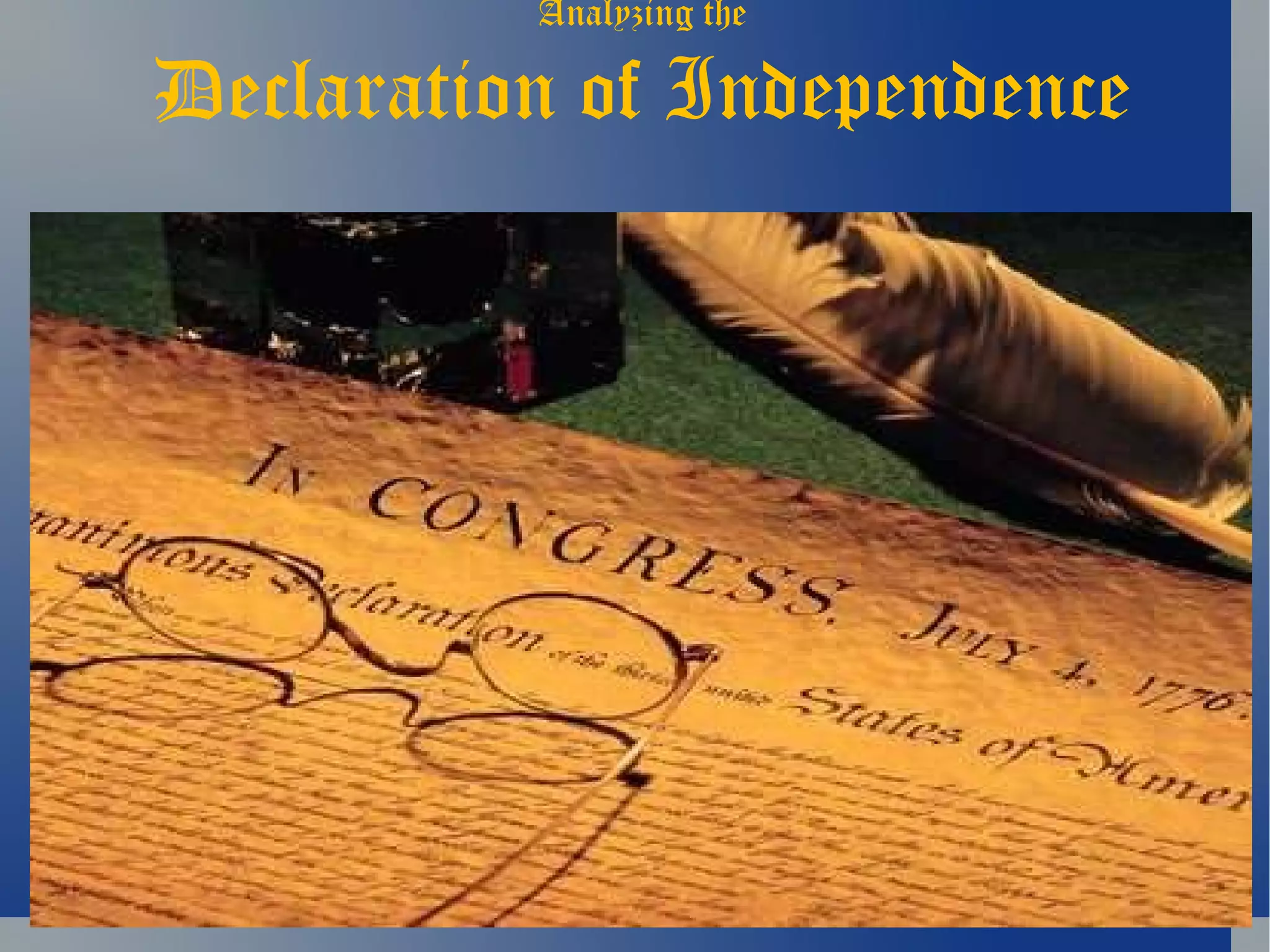 Declaration of Independence | PPT
