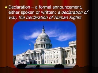 Declaration of independence | PPSX