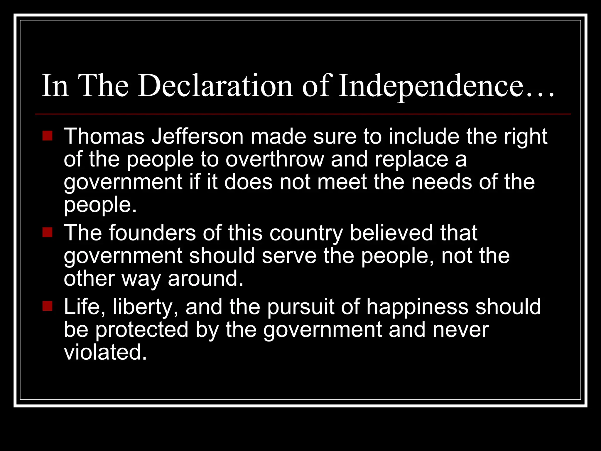 Declaration of independence | PPT | Politics