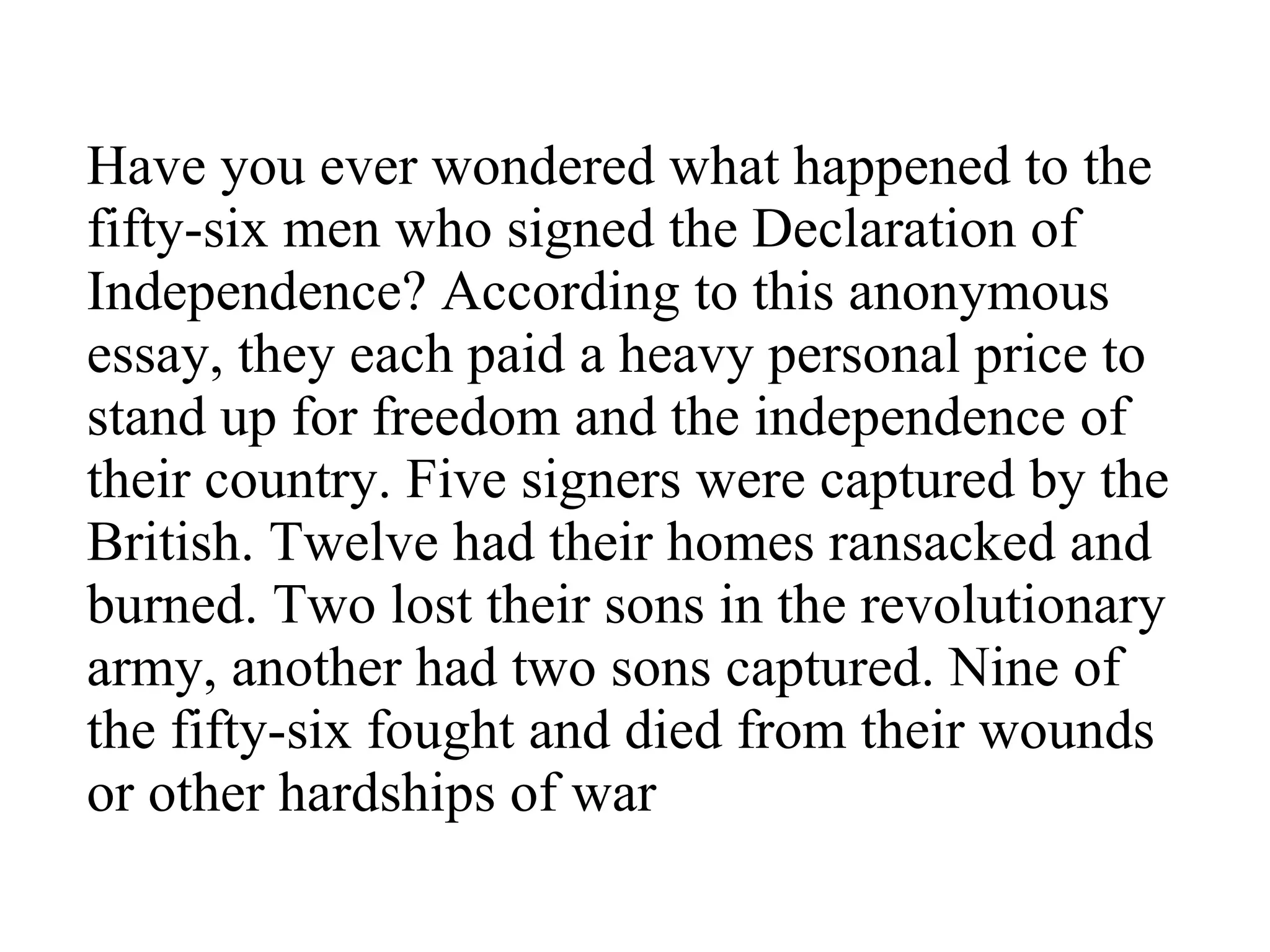 Declaration Of Independence | PPT