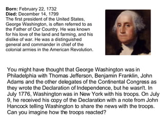 Declaration Of Independence | PPT