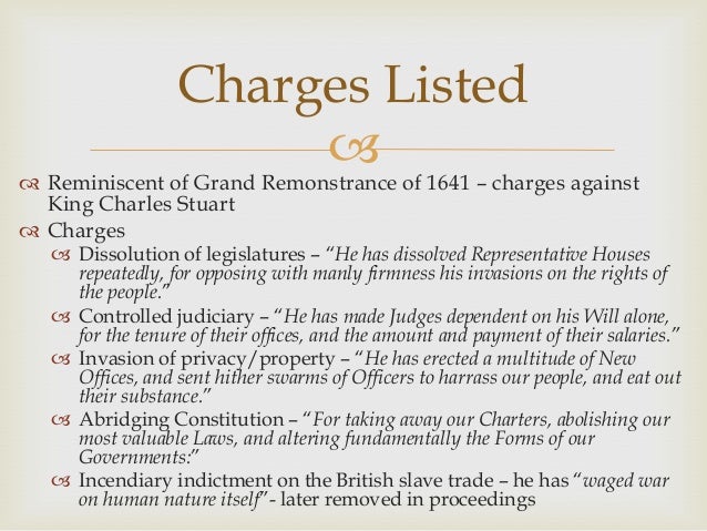 Declaration of independence