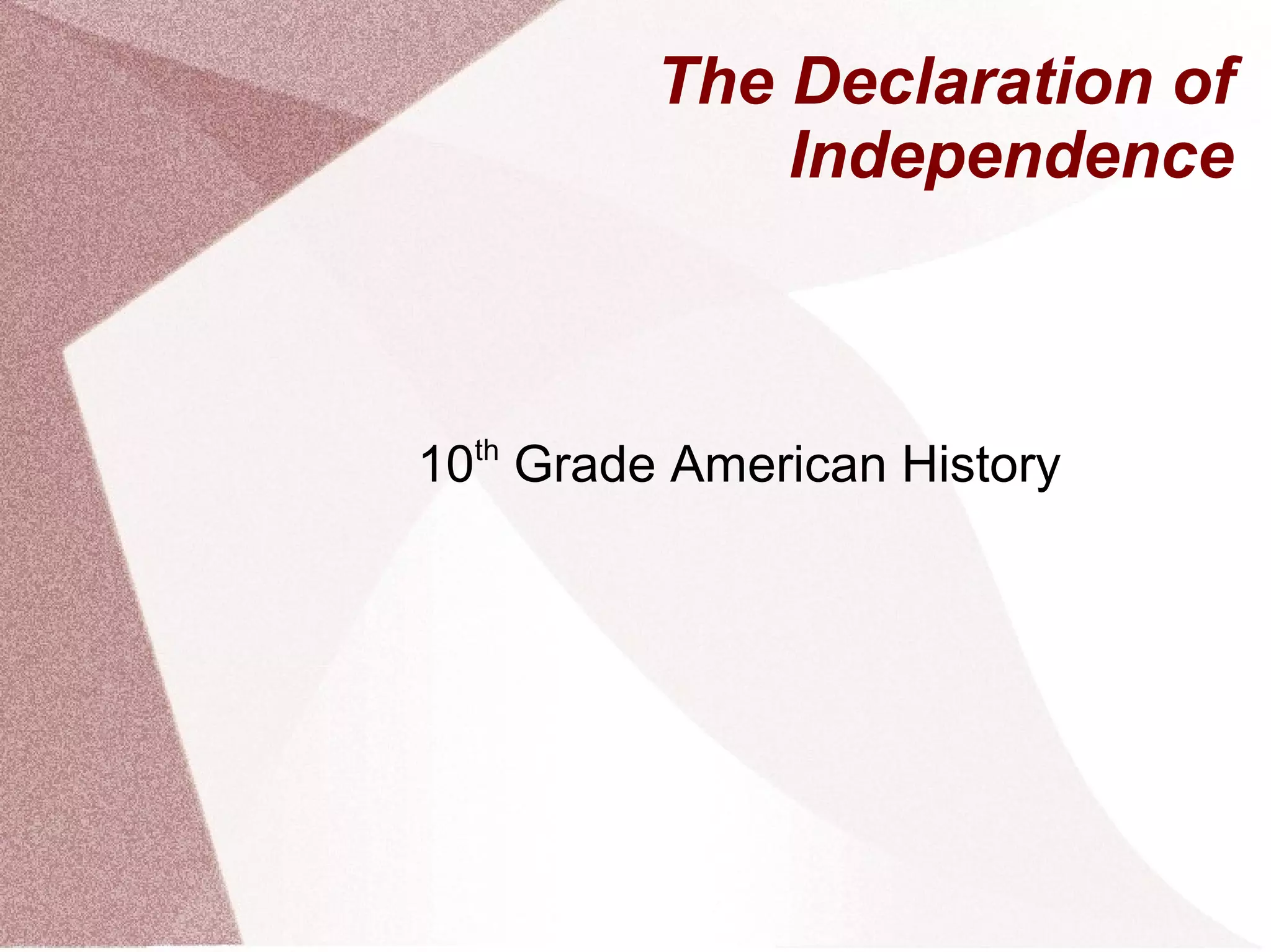 Declaration of independence | ODP