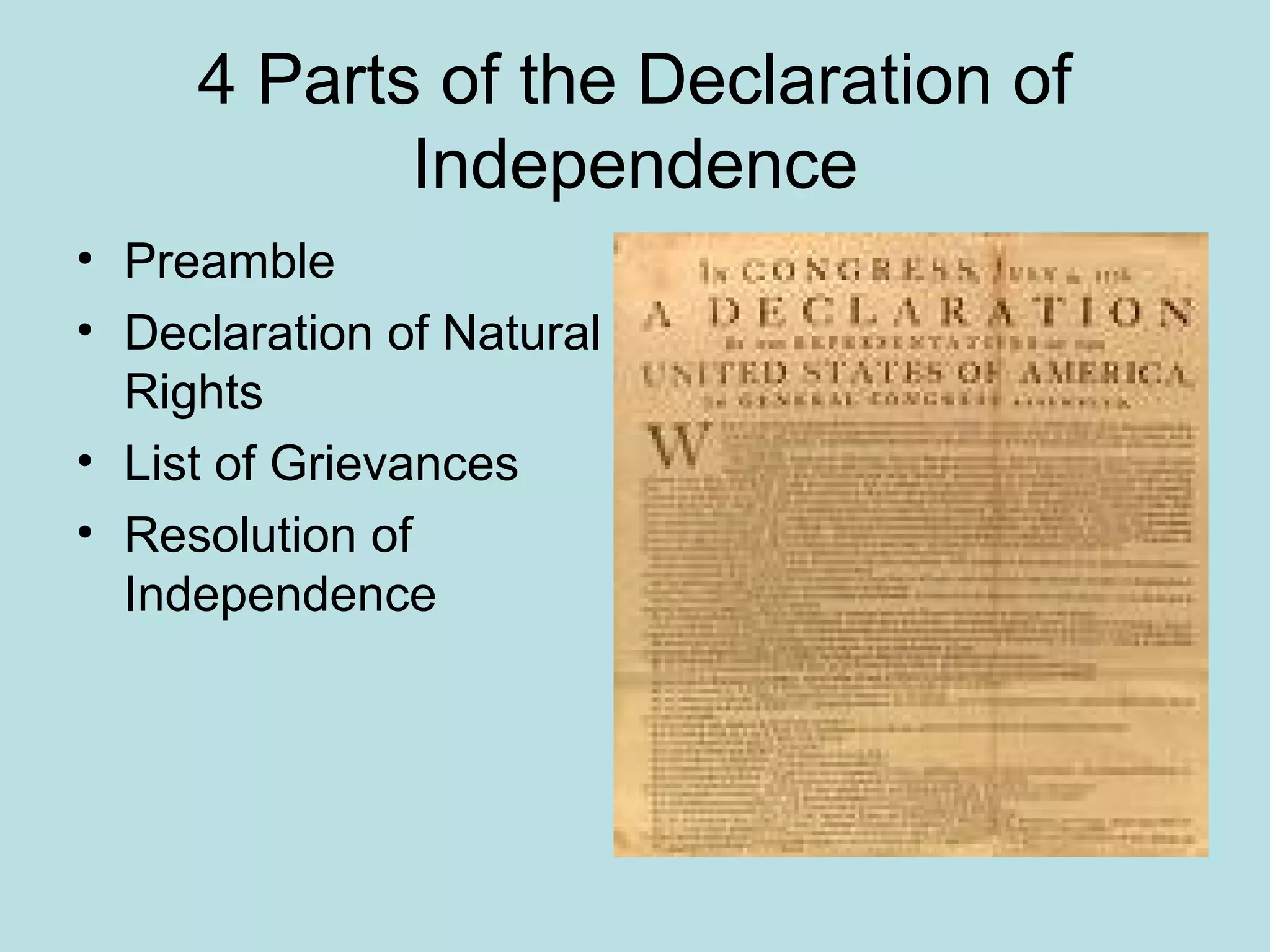 Declaration of independence | PPT