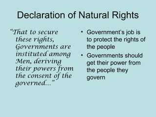 Declaration of independence | PPT