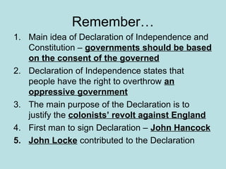 Declaration of independence | PPT
