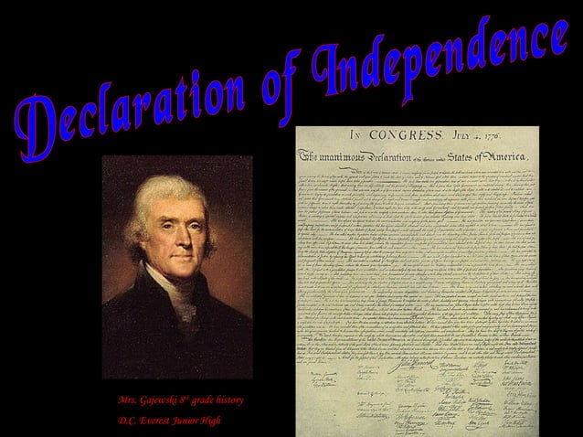 Declaration of Independence 2014 | PPT
