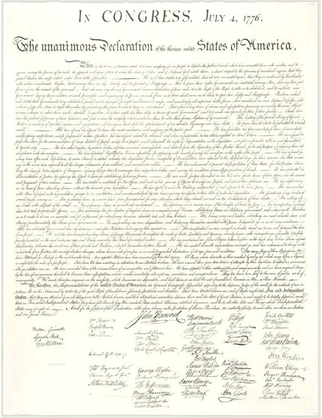 Declaration of Independence in Draft - Thomas Jefferson | PDF
