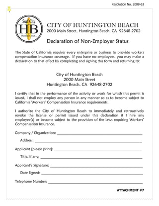 Declaration of non employee status-electronic fillable form | PDF