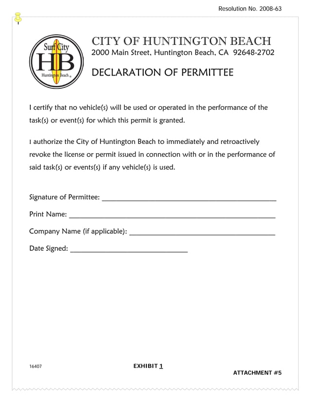 Declaration of permittee automobile-electronic fillable form | PDF | Law