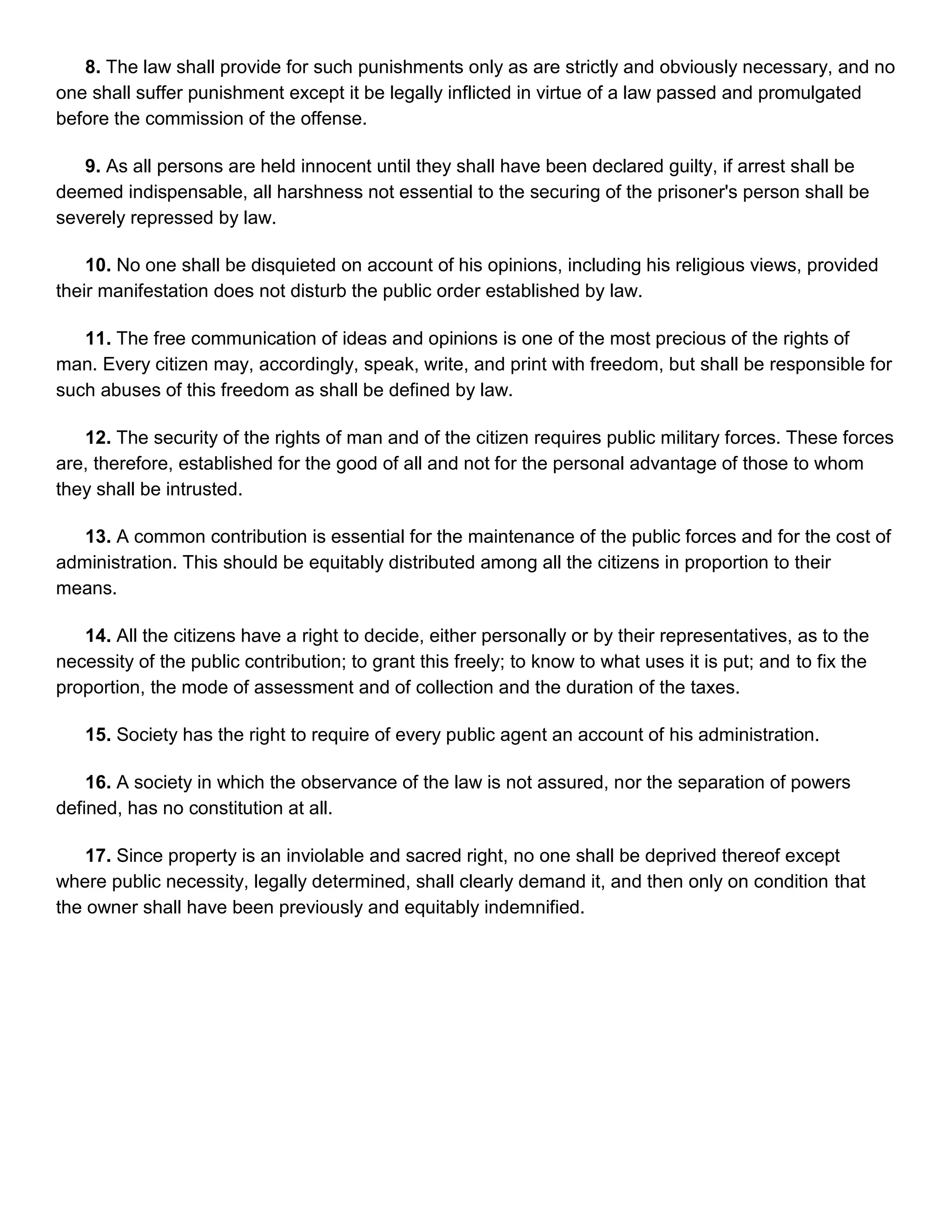 Declaration of the rights of man | DOCX