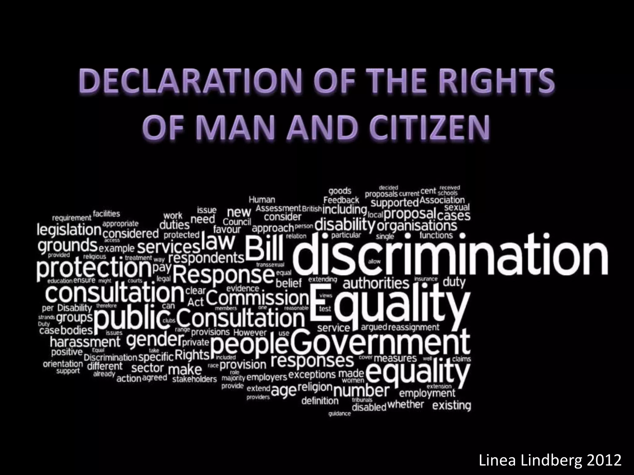 Declaration of the rights of man and citizen | PPTX