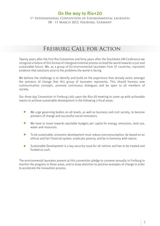 Declaration rio+20 environmental_laureates | PDF