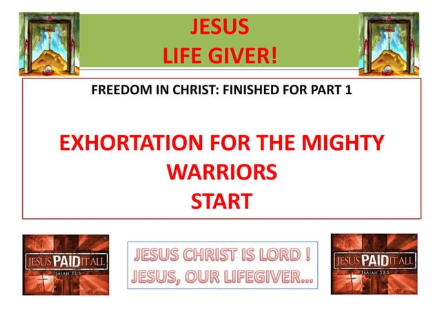 DECLARATIONS IN CHRIST JESUS | PPTX