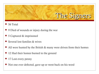 Declaration Signers | PPT