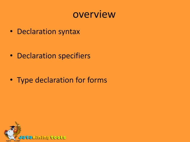 LISP:Declarations In Lisp | PPT