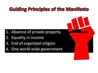 Declaration versus the communist manifesto | PPTX