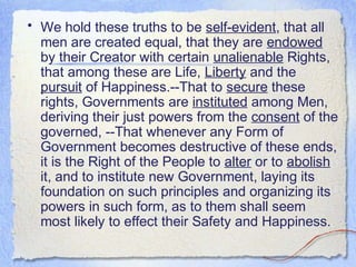 Declaration of Independence | PPT