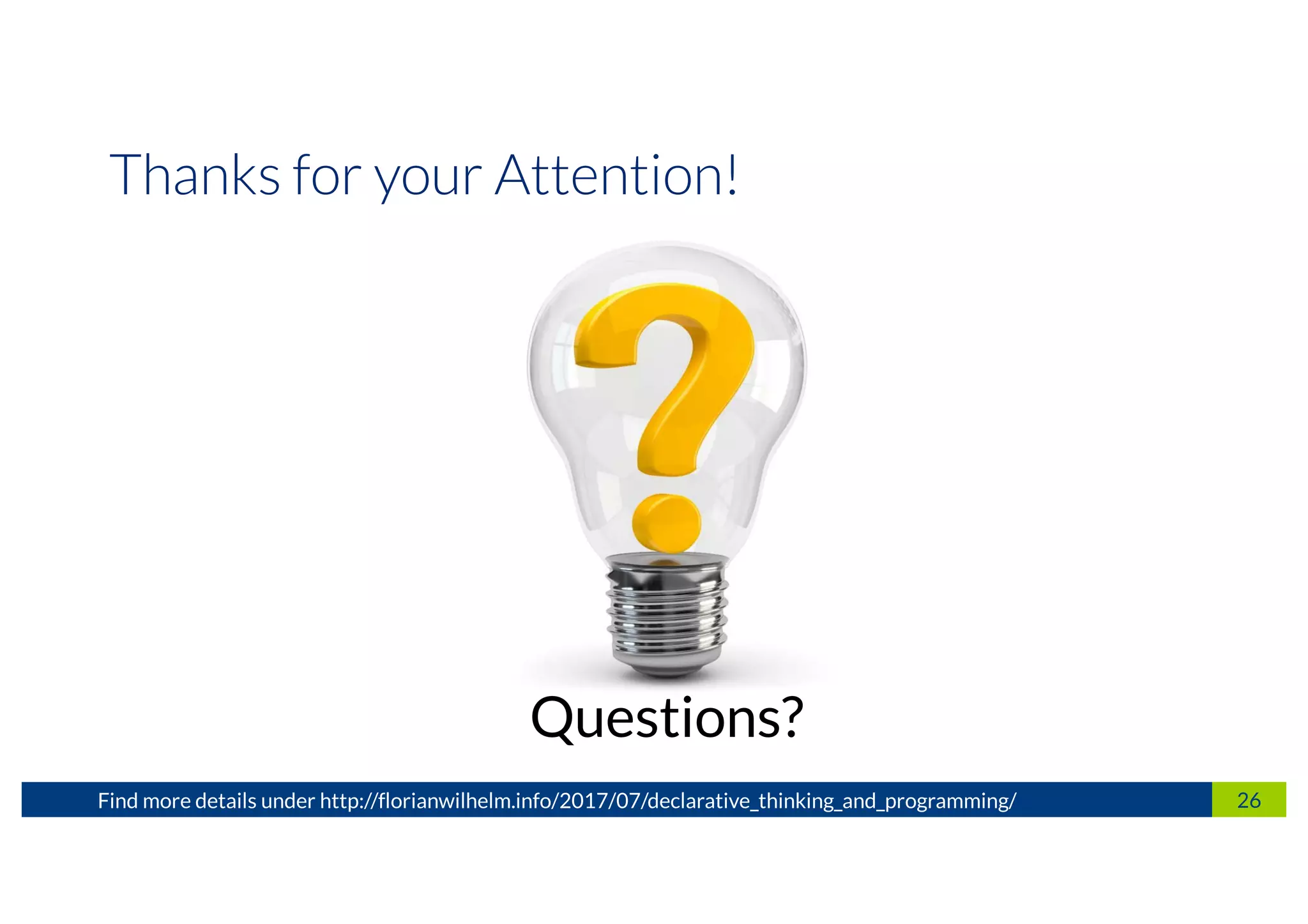 Declarative Thinking & Programming | PPT | Free Download Declarative Thinking & Programming | PPT | Free Download