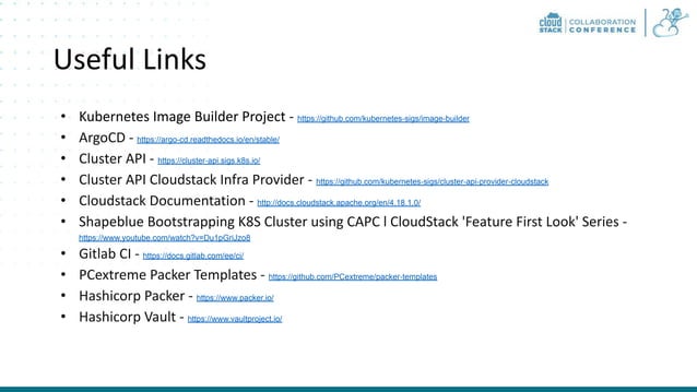Declarative Kubernetes Cluster Deployment with Cloudstack and Cluster ...