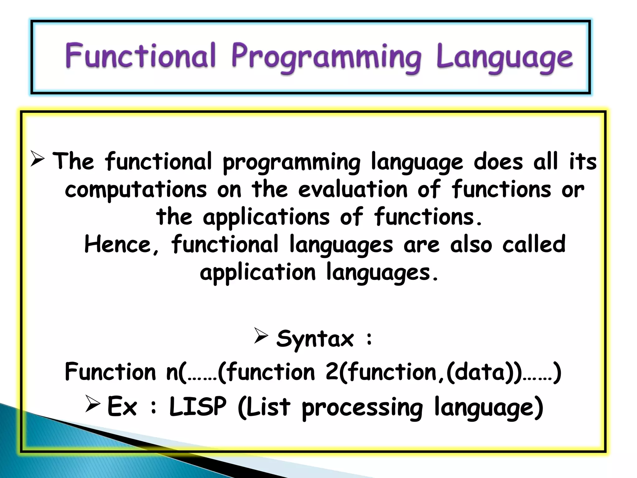 Declarative programming language | PPT Declarative programming language | PPT