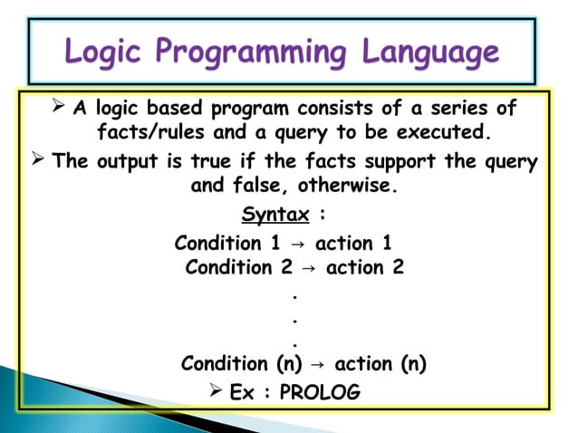 Declarative programming language | PPT | Free Download Declarative programming language | PPT | Free Download