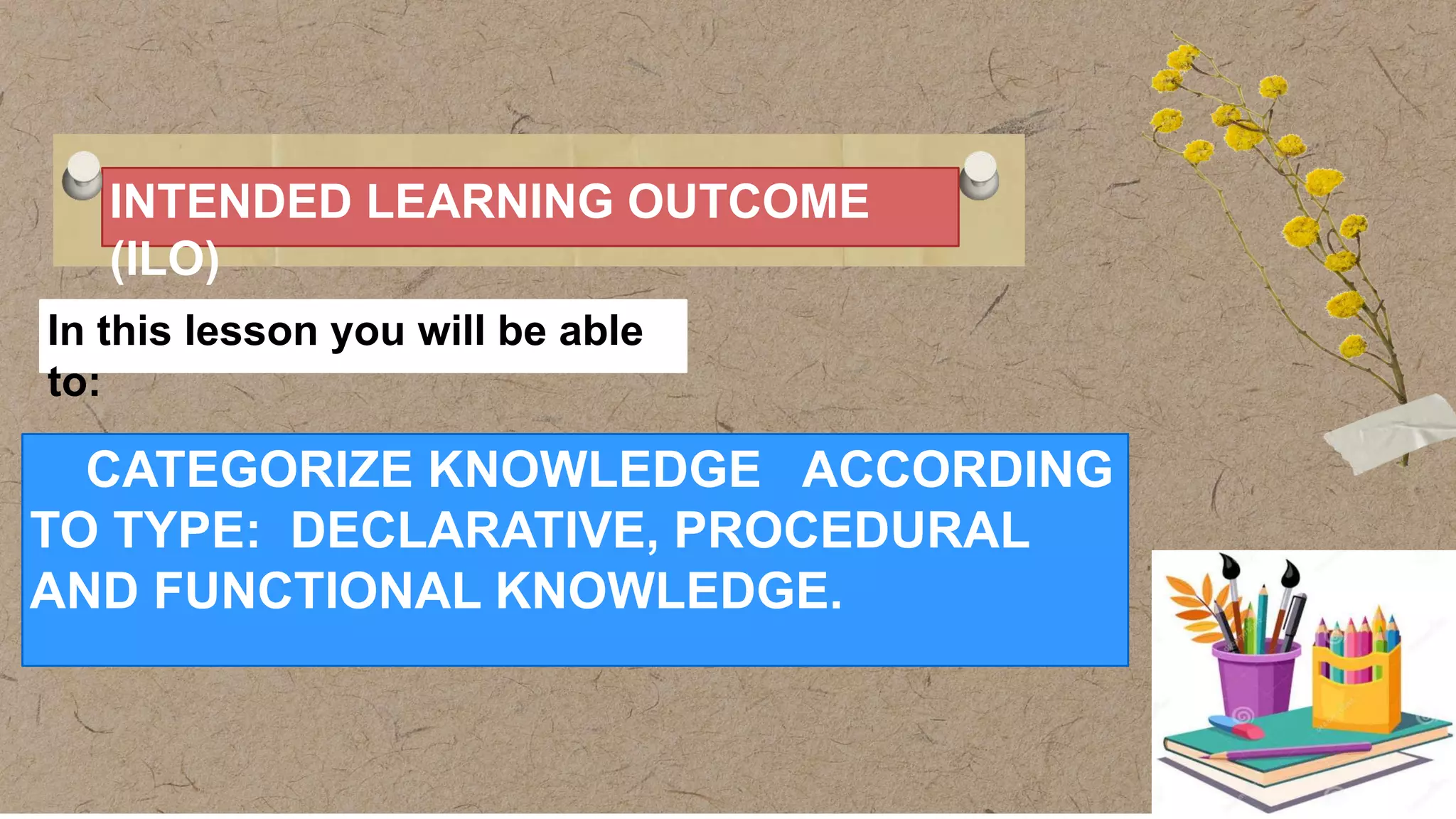 Declarative, Procedural, and Funtional Knowledge (BATLAG & BADONIO).pptx