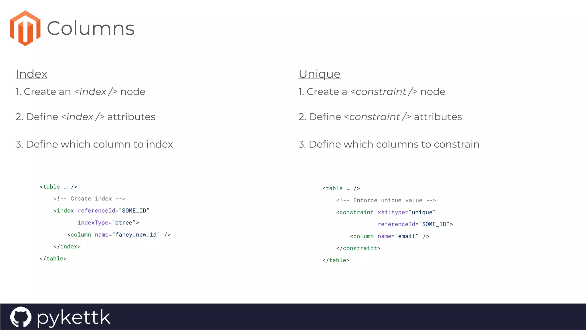 Magento 2 | Declarative schema | PPT