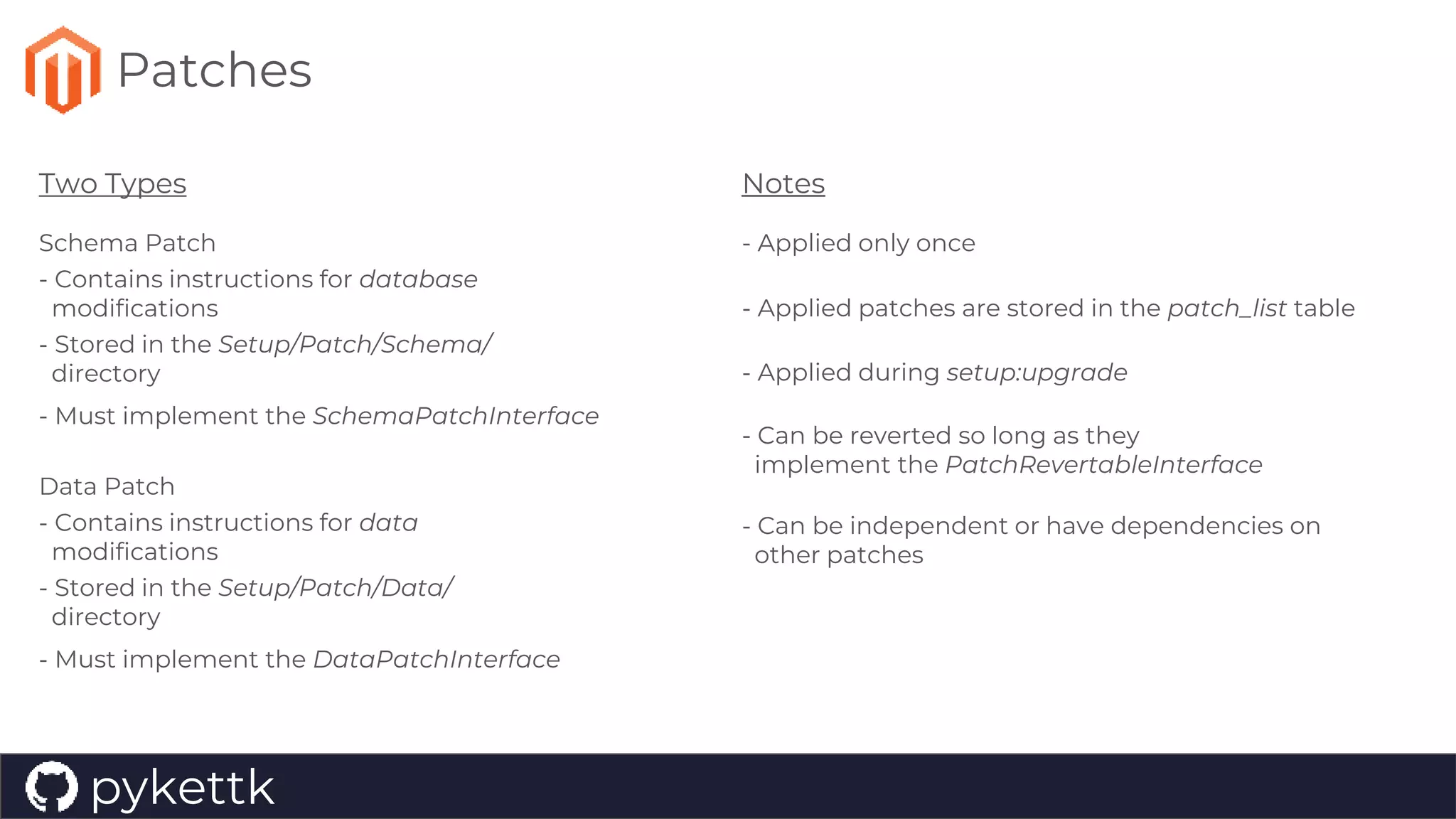 Magento 2 | Declarative schema | PPT