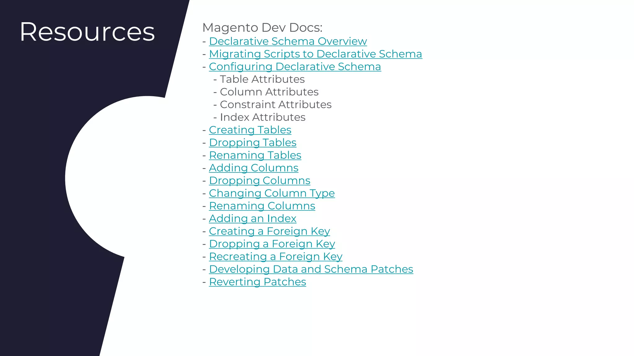 Magento 2 | Declarative schema | PPT